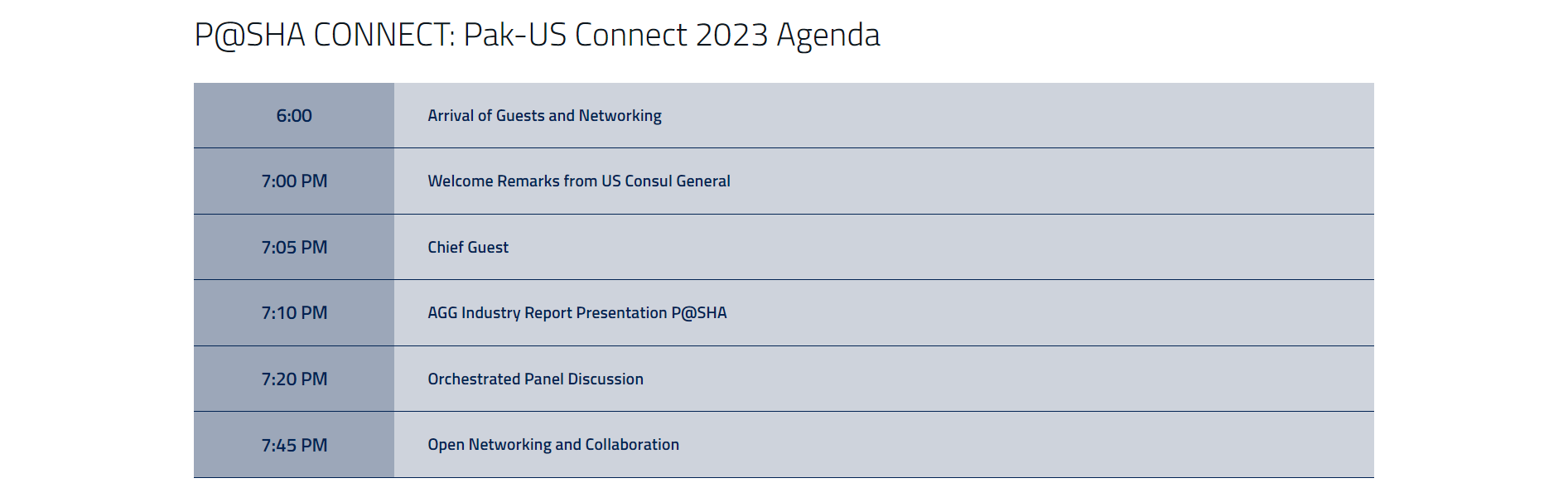 P@SHA Connect - GDC 2023 - P@SHA