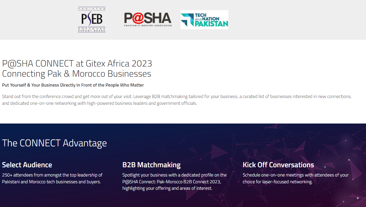 P@SHA Connect - Gitex Morocco 2023 - P@SHA